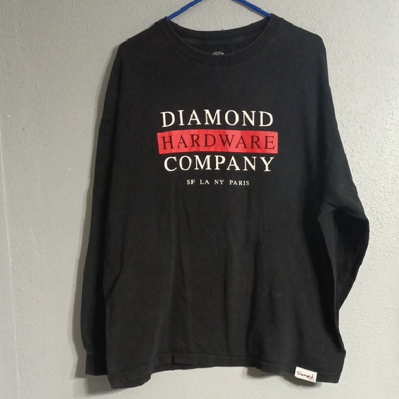 Diamond Supply Co. | Shirts | Diamond Hardware Company Black Graphic ...